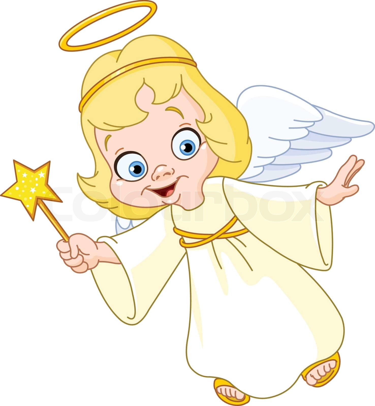 Christmas angel | Stock vector | Colourbox