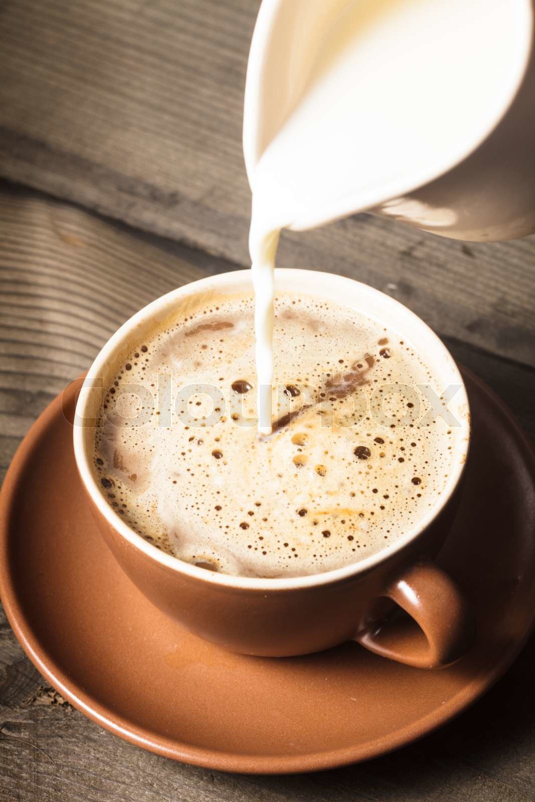 Coffee with milk | Stock image | Colourbox