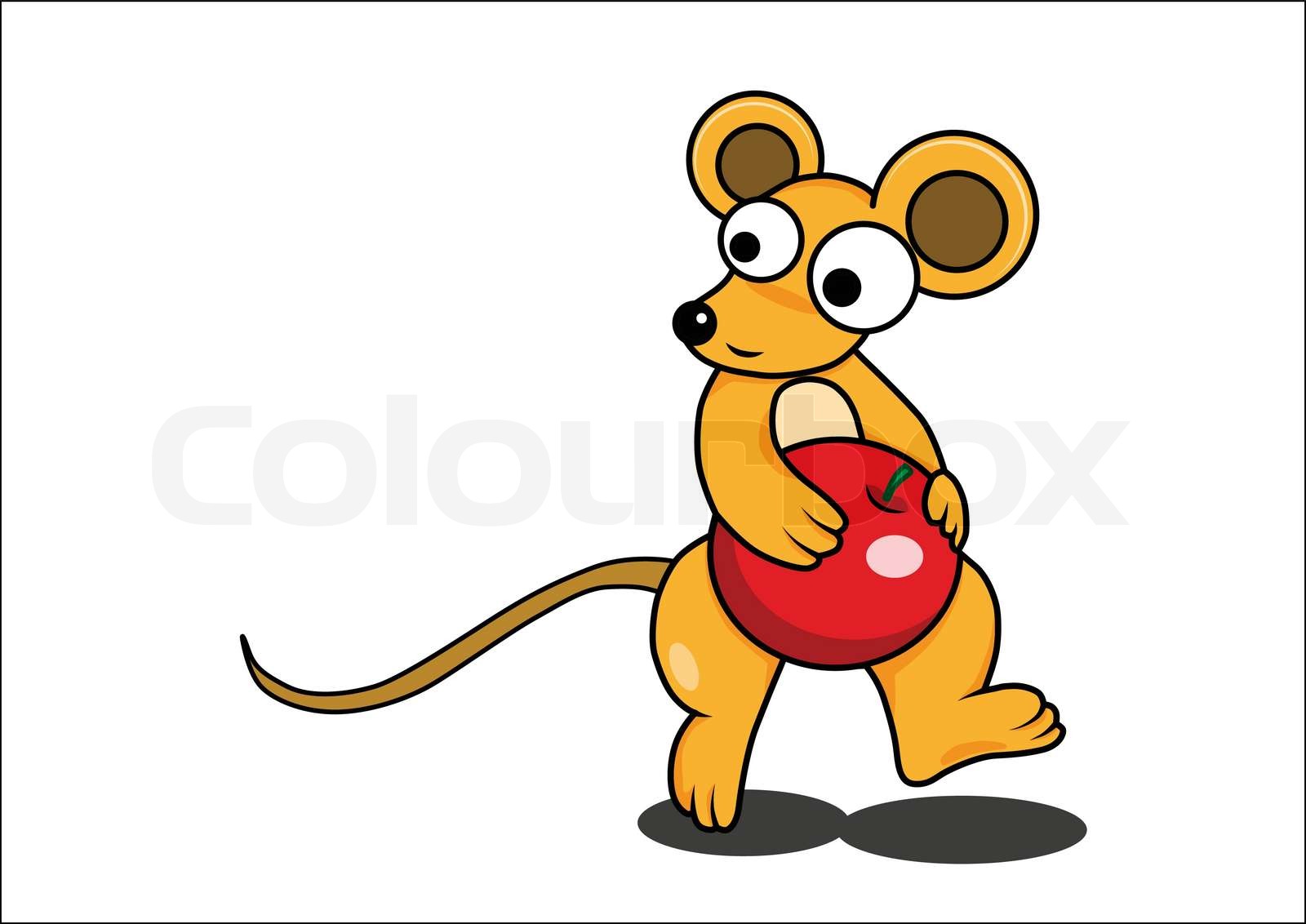 Ratte-cartoon | Stock-Vektor | Colourbox