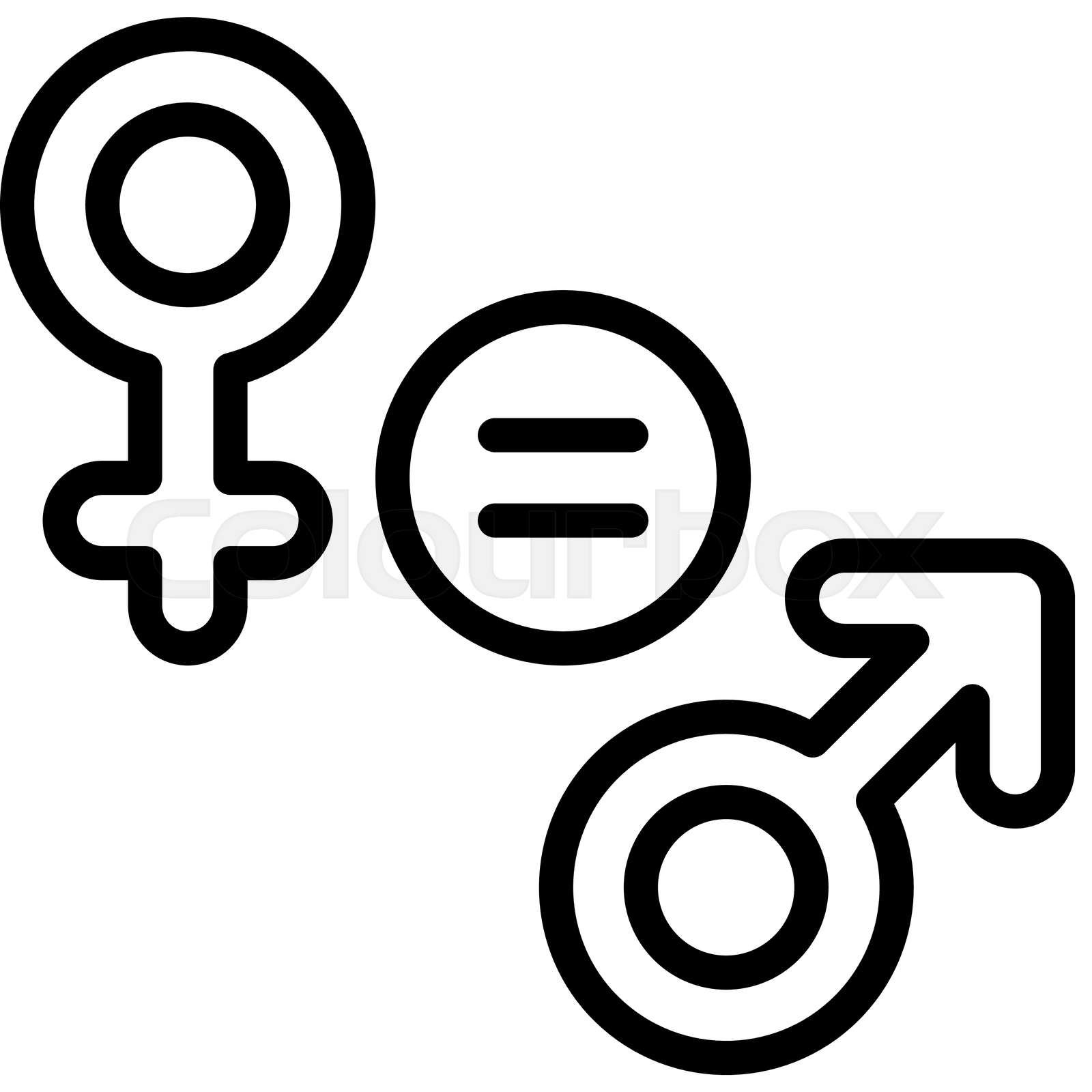 vektor, icon, sozial | Stock-Vektor | Colourbox