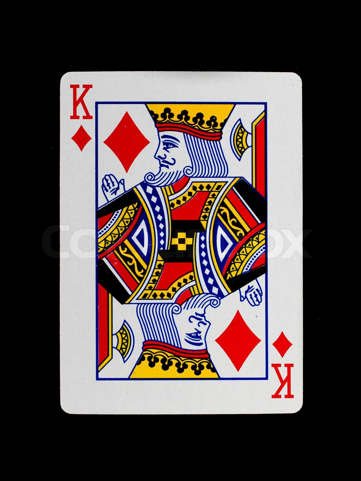 Old playing card king | Stock image | Colourbox