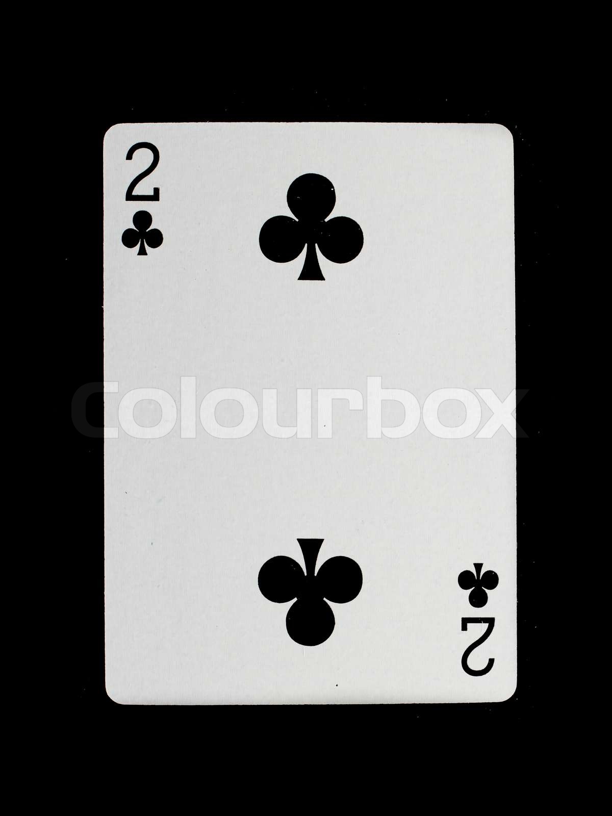 Playing card two | Stock image | Colourbox