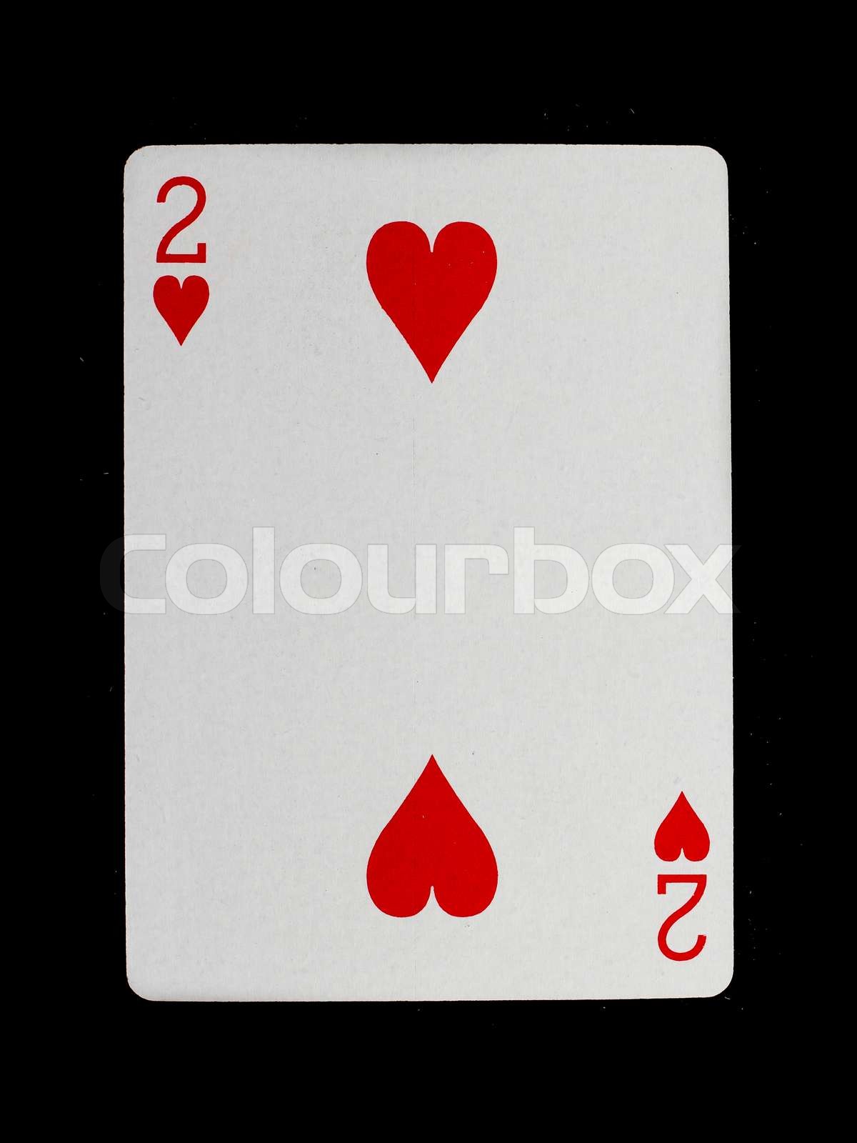 Playing card two | Stock image | Colourbox