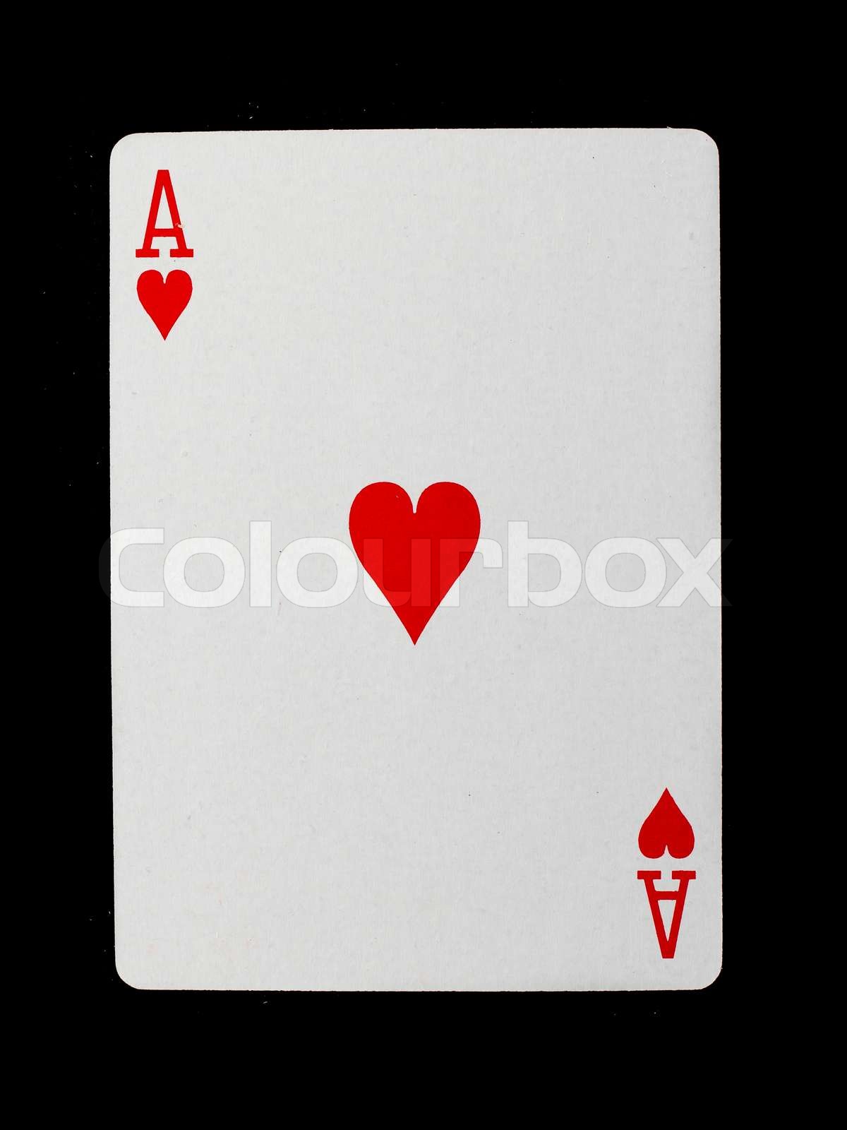 Playing card ace | Stock image | Colourbox