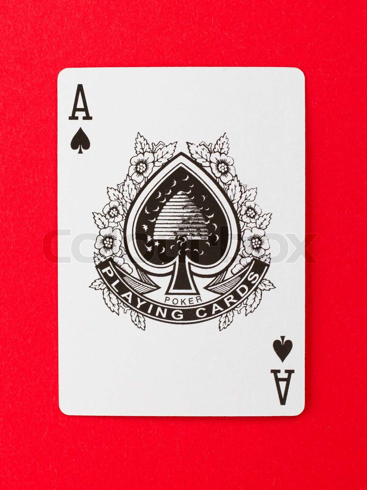 Playing card ace | Stock image | Colourbox