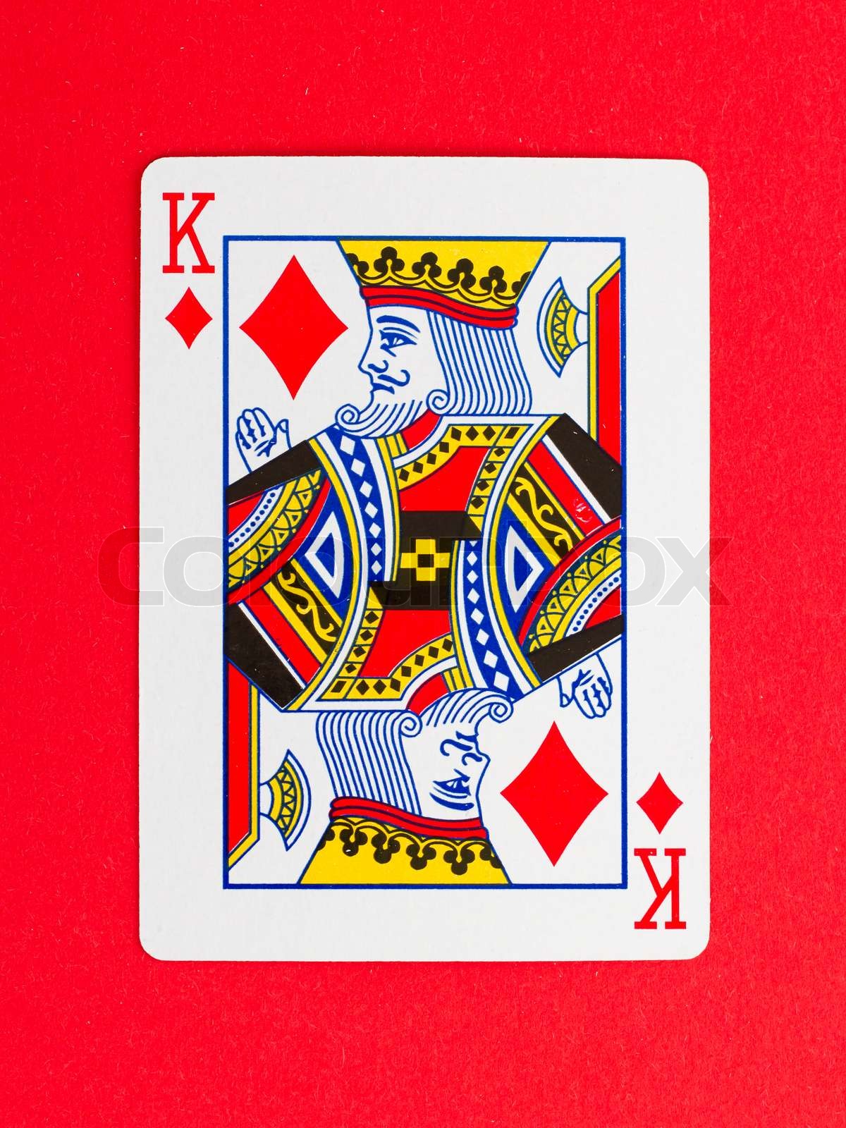 Playing card king | Stock image | Colourbox