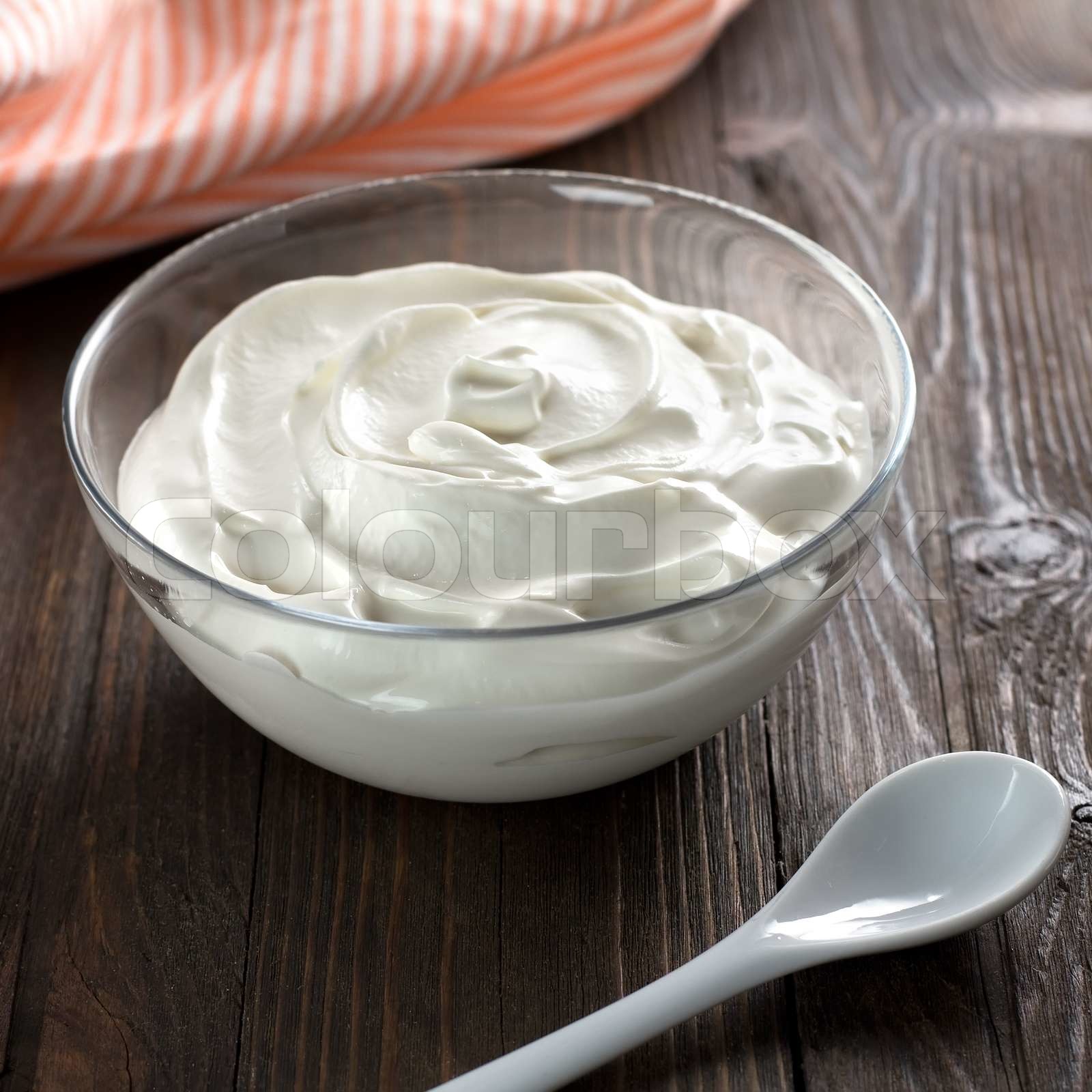 Sour cream | Stock image | Colourbox