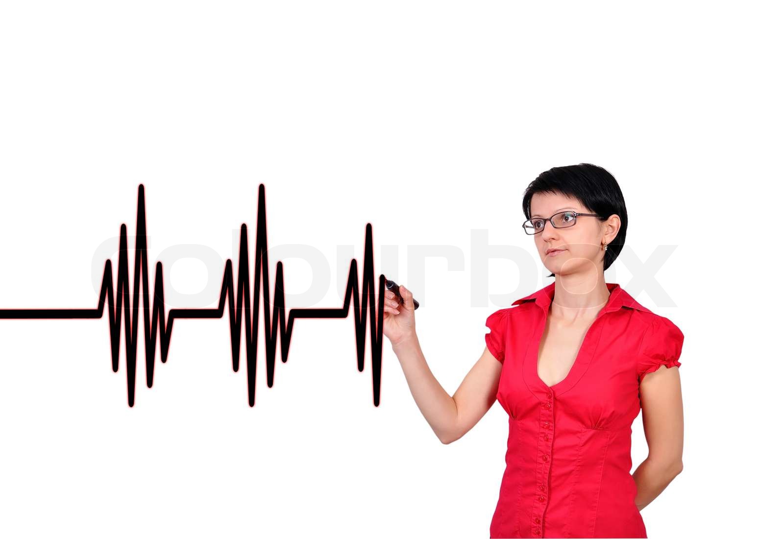 drawing pulse | Stock image | Colourbox