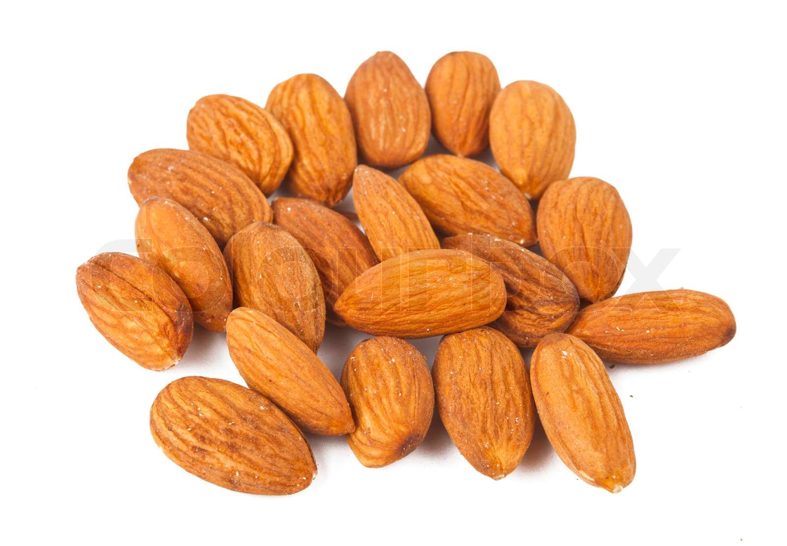 Almonds isolated | Stock image | Colourbox