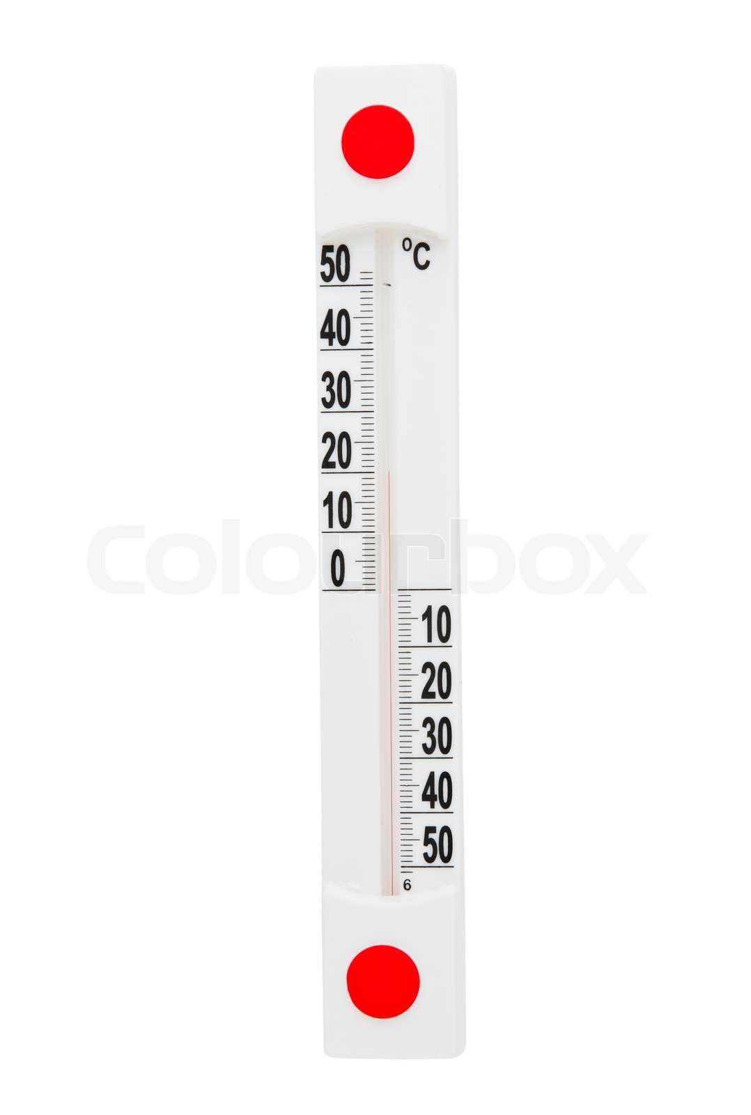 Thermometer, isoliert | Stock Bild | Colourbox