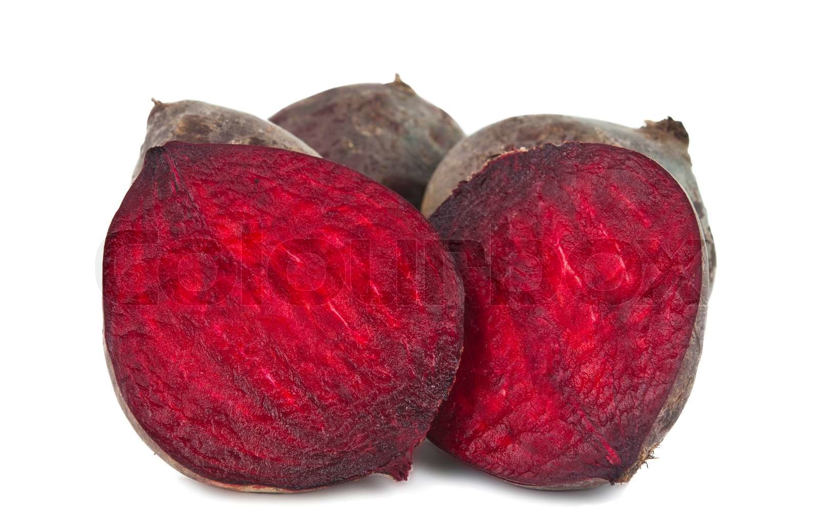 Red beet isolated | Stock image | Colourbox