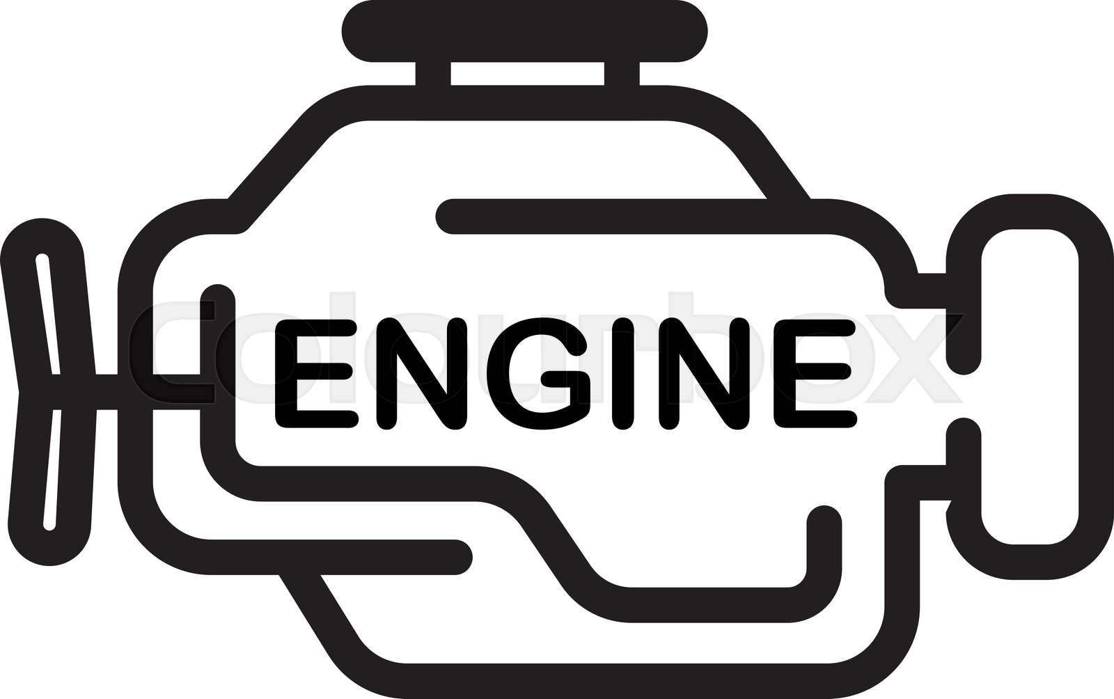 Car Engine Logo
