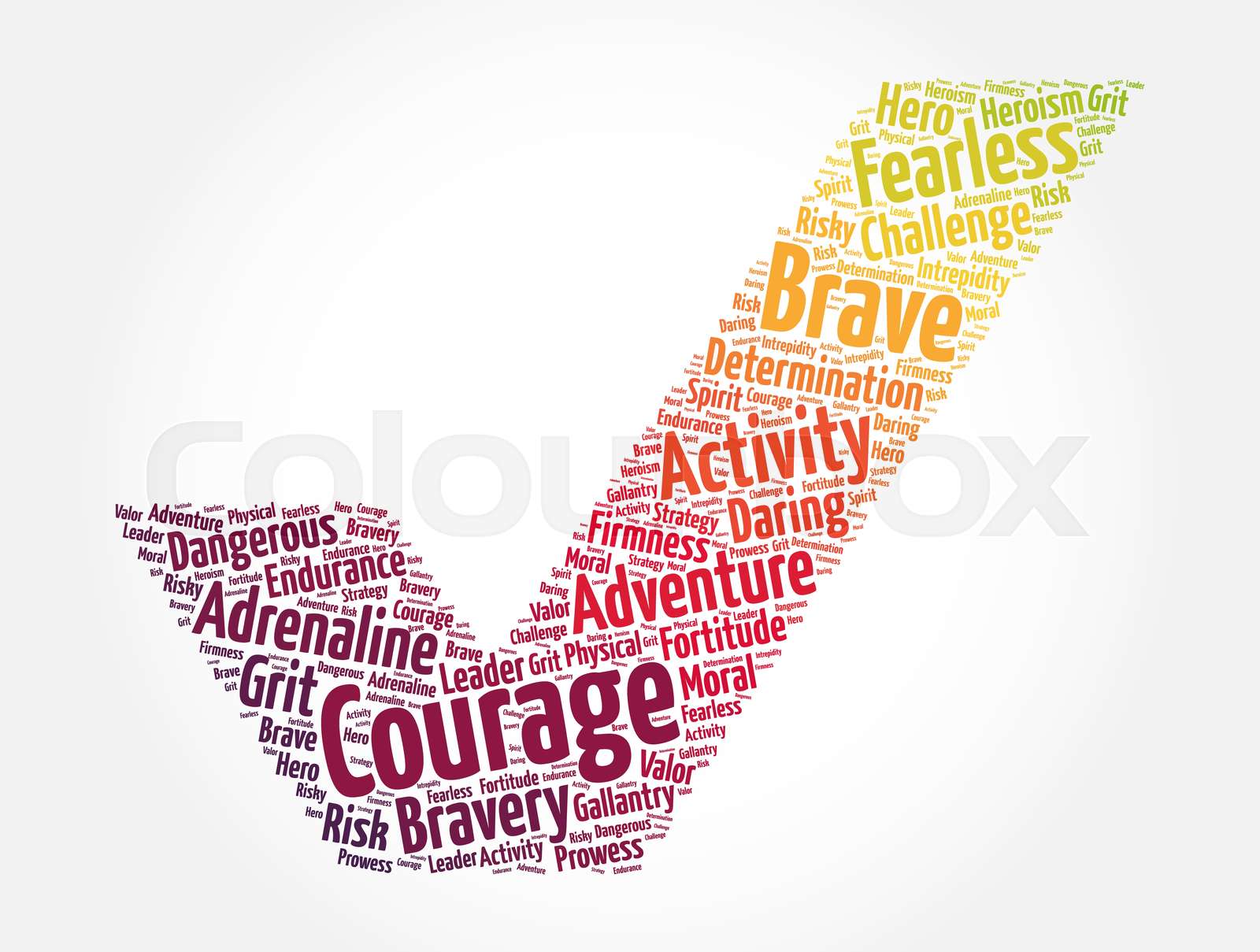 Courage Word Cloud