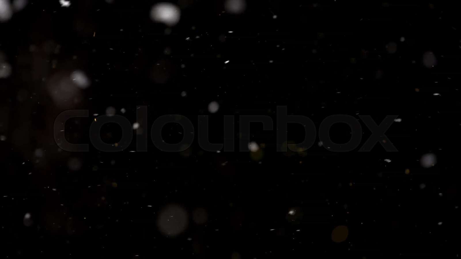Shimmering round-shaped dust particles HD | Stock video | Colourbox