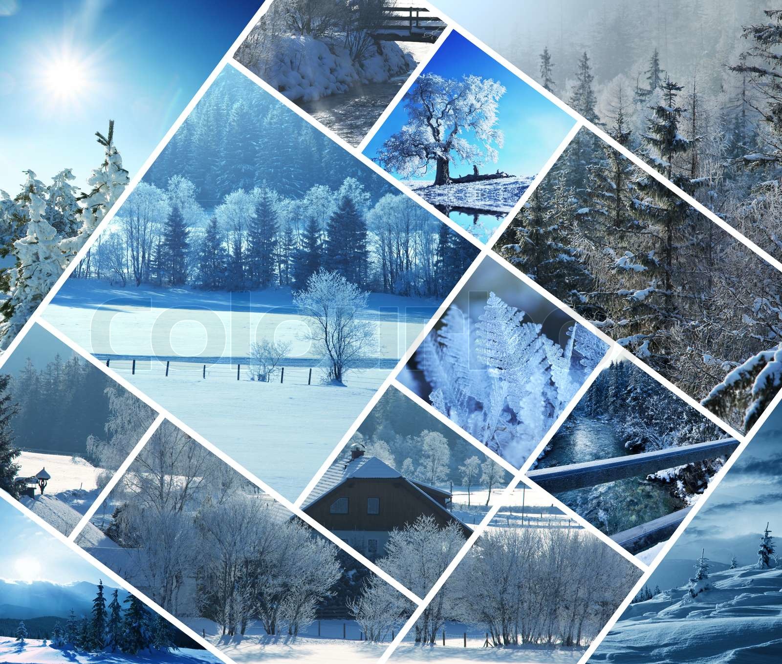 Winter collage | Stock Bild | Colourbox
