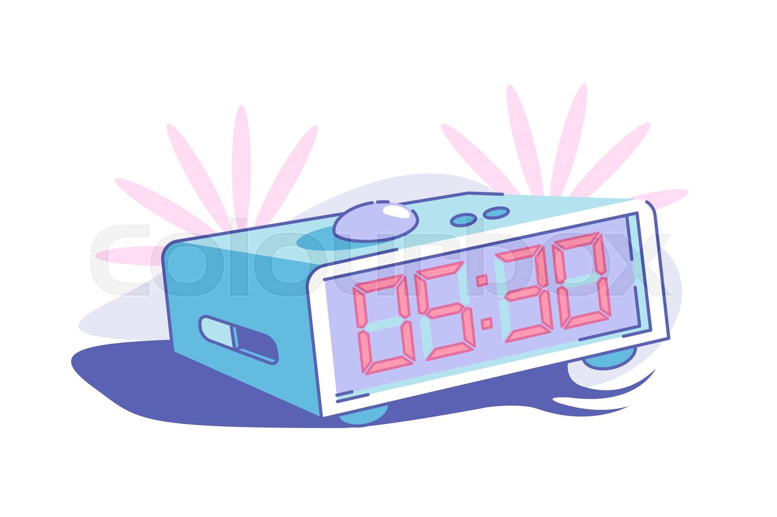 Early morning wake up | Stock vector | Colourbox