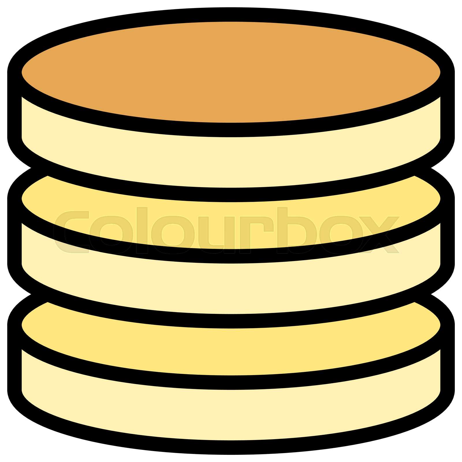 Layer cake icon, Bakery and baking related vector | Stock vector ...