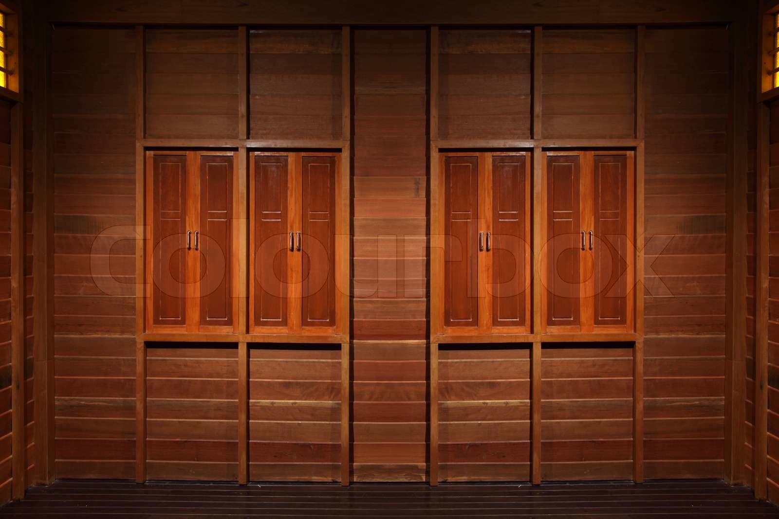 wooden windows texture | Stock image | Colourbox