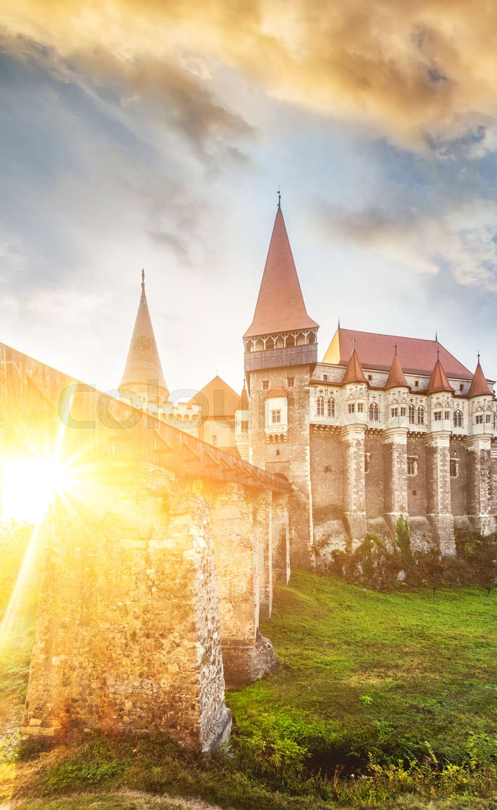 Gothic castle in Romania | Stock image | Colourbox