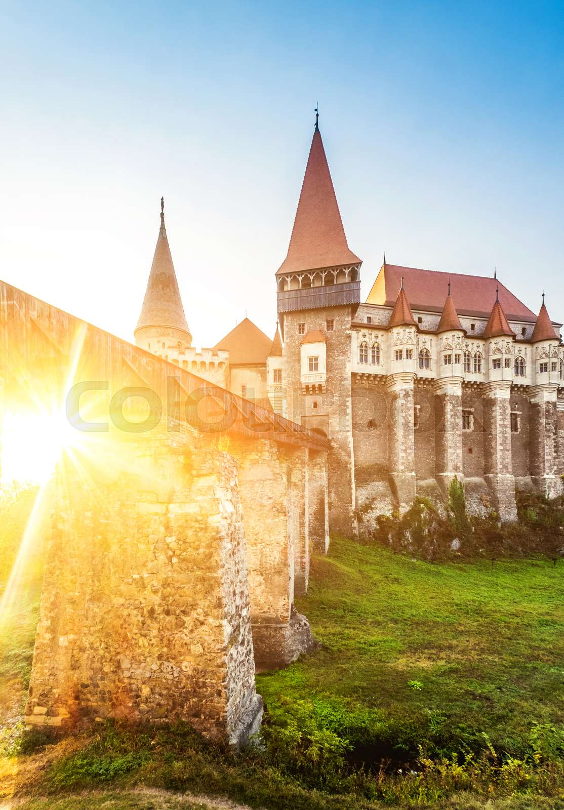 Gothic castle in Romania | Stock image | Colourbox