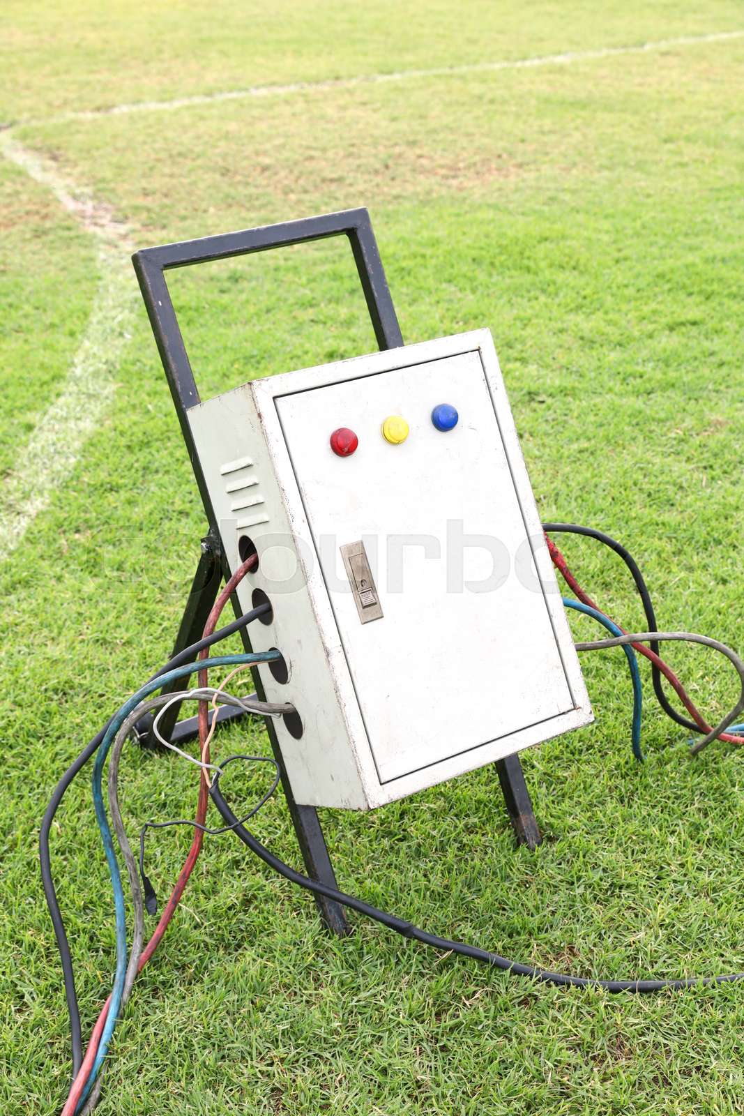 Outdoor power distribution box | Stock image | Colourbox