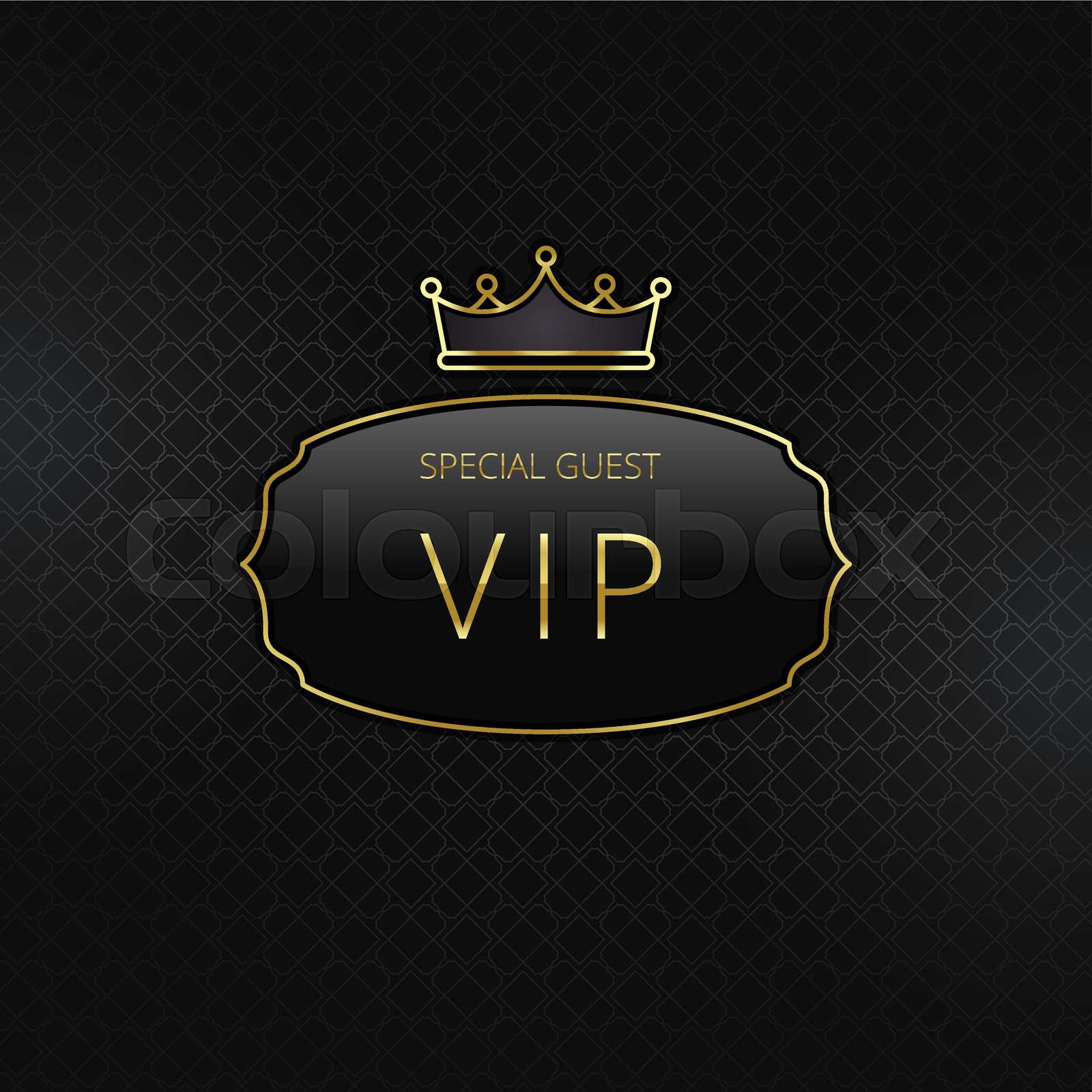 VIP special guest premium invitation card | Stock vector | Colourbox