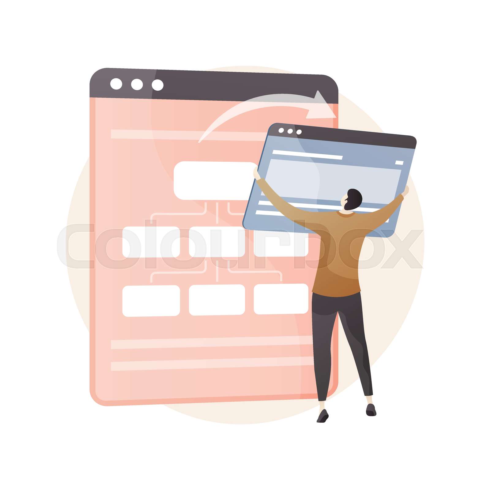 Information architecture abstract concept vector illustration. | Stock ...