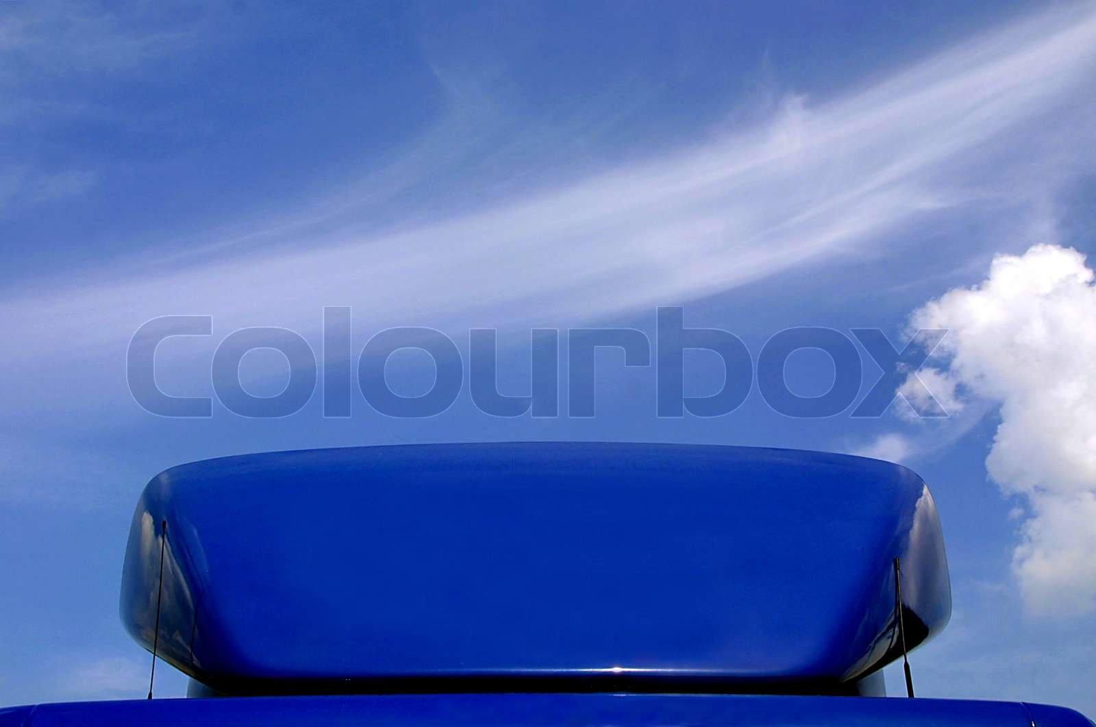 Dachspoiler LKW | Stock Bild | Colourbox