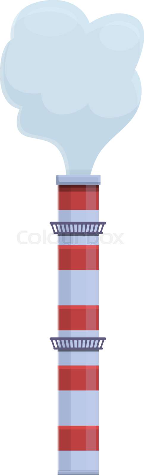 Factory Smokestack Cartoon