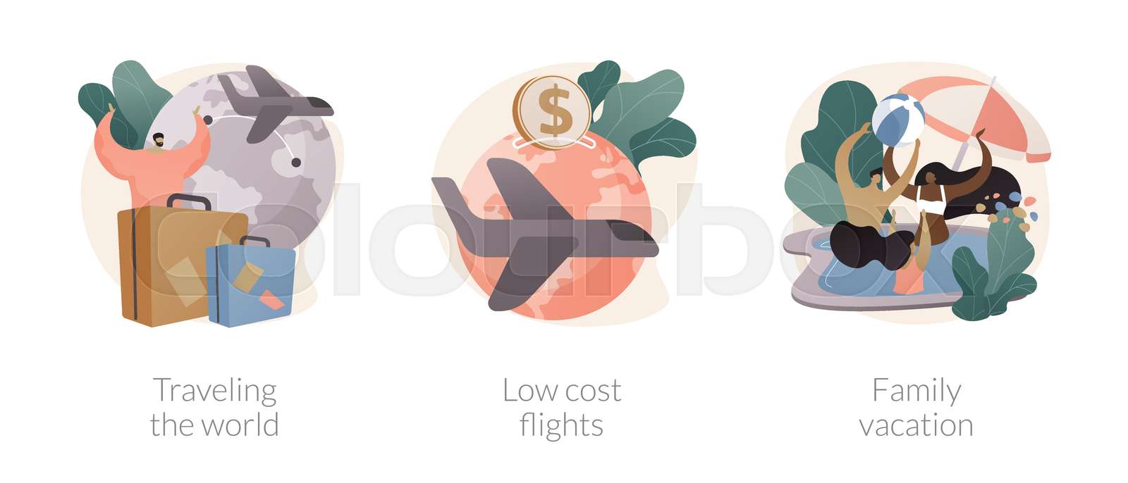 Holiday trip abstract concept vector illustrations. | Stock vector ...