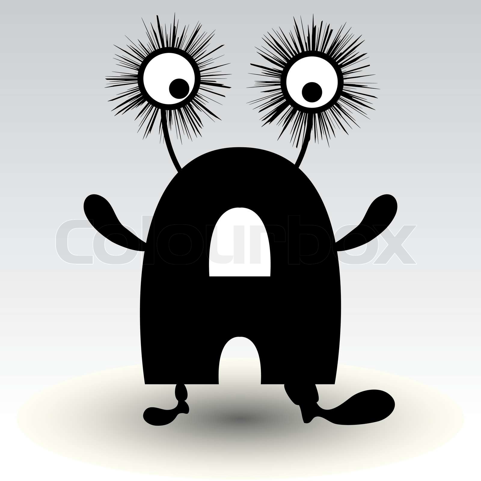 letter a, funny character design | Stock vector | Colourbox