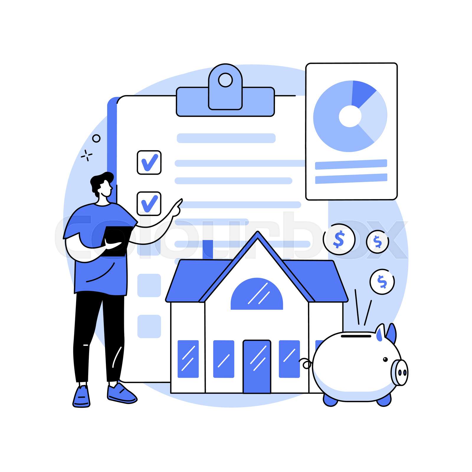 Estate planning abstract concept vector illustration. | Stock vector ...