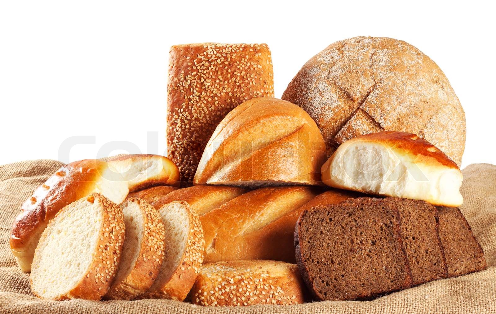 dunkles Brot, Brot, Kuchen | Stock Bild | Colourbox