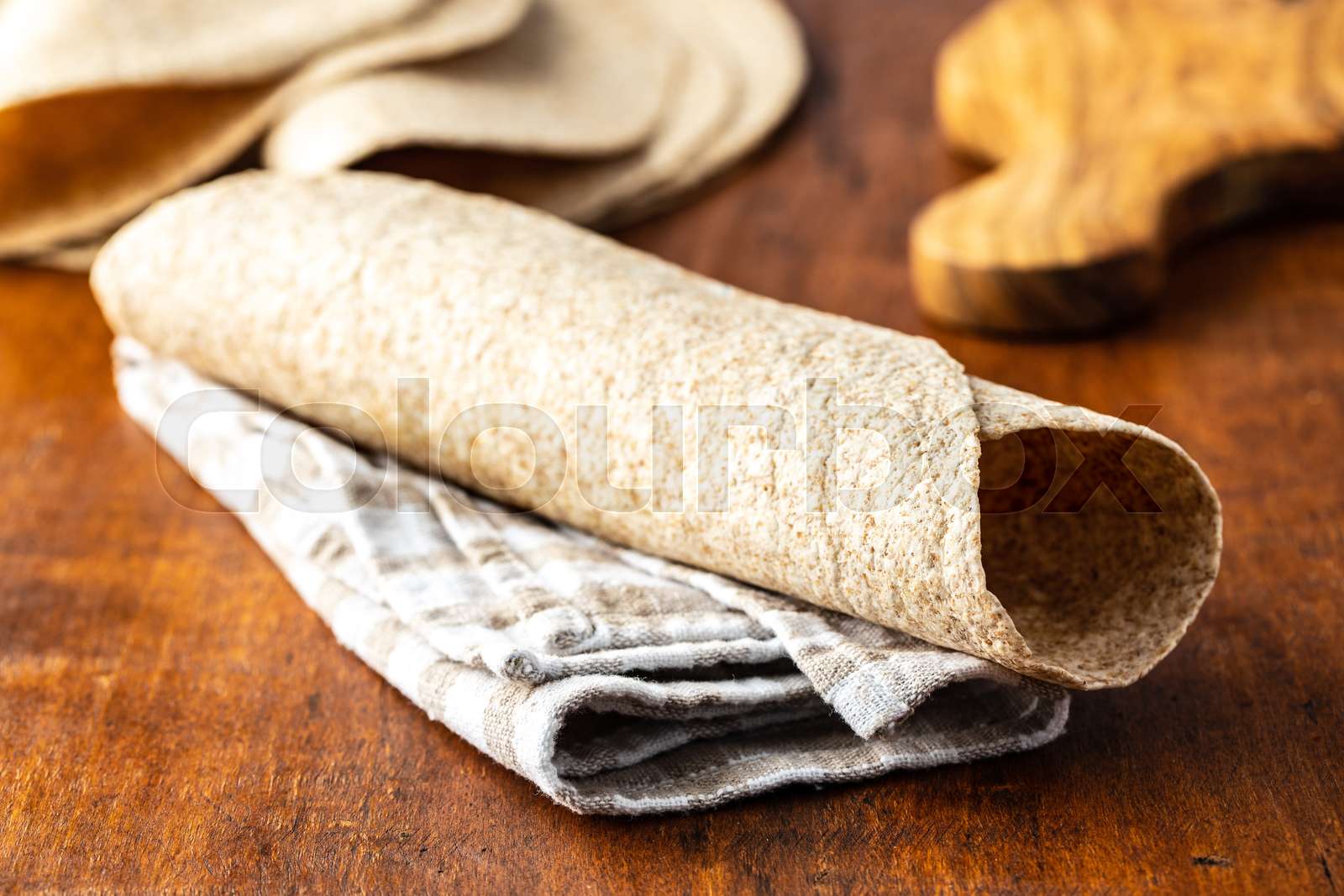 Whole grain tortilla wraps | Stock image | Colourbox