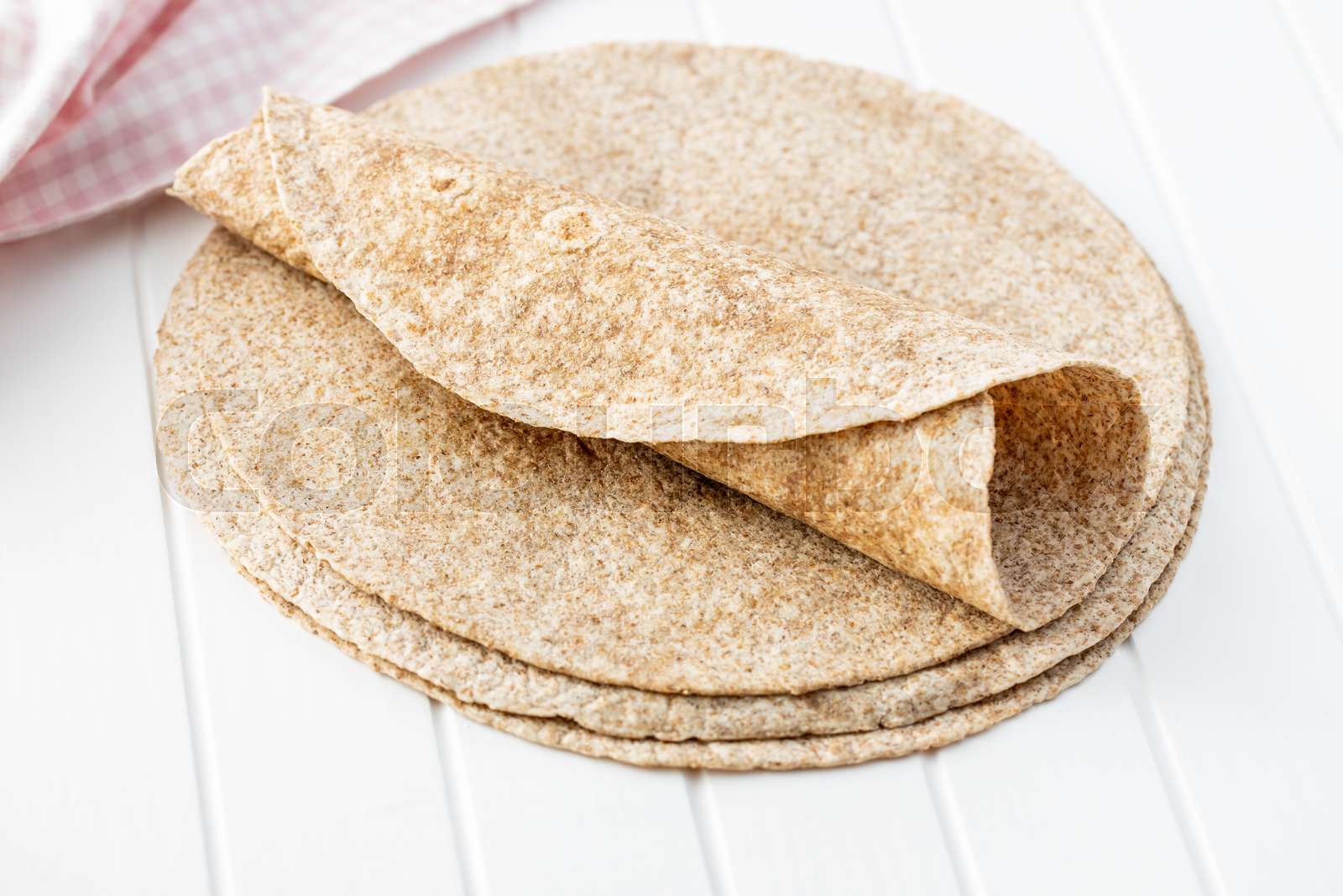 Whole grain tortilla wraps | Stock image | Colourbox