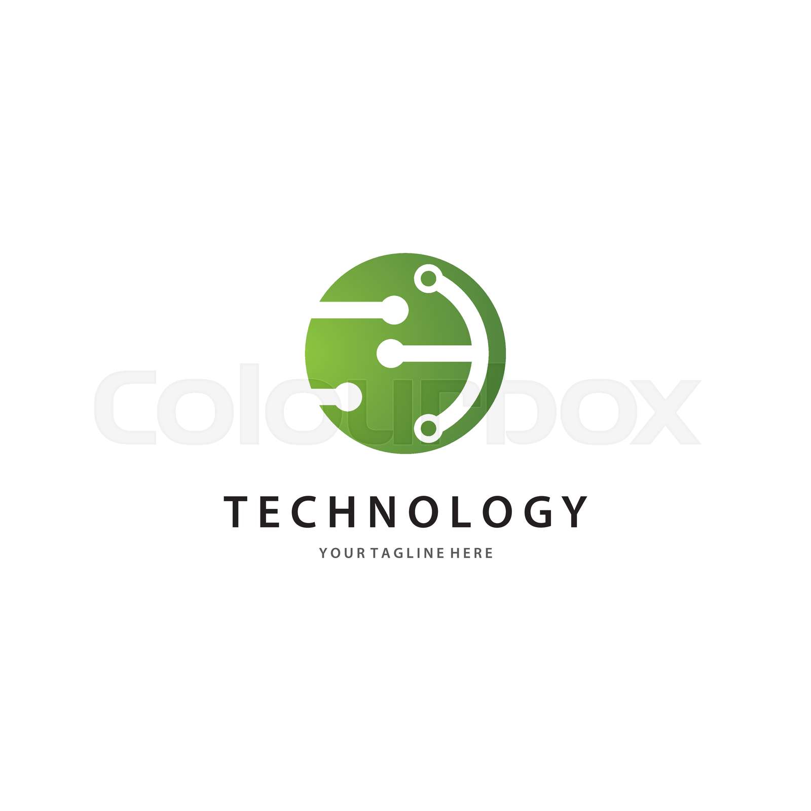 Technology logo template | Stock vector | Colourbox