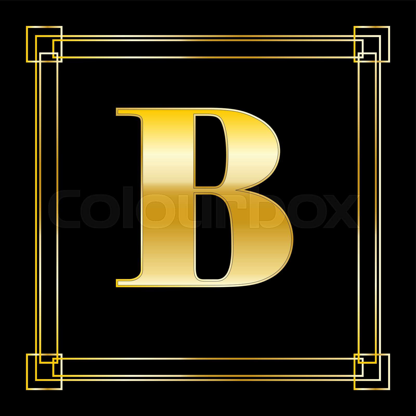 B In A Square Logo