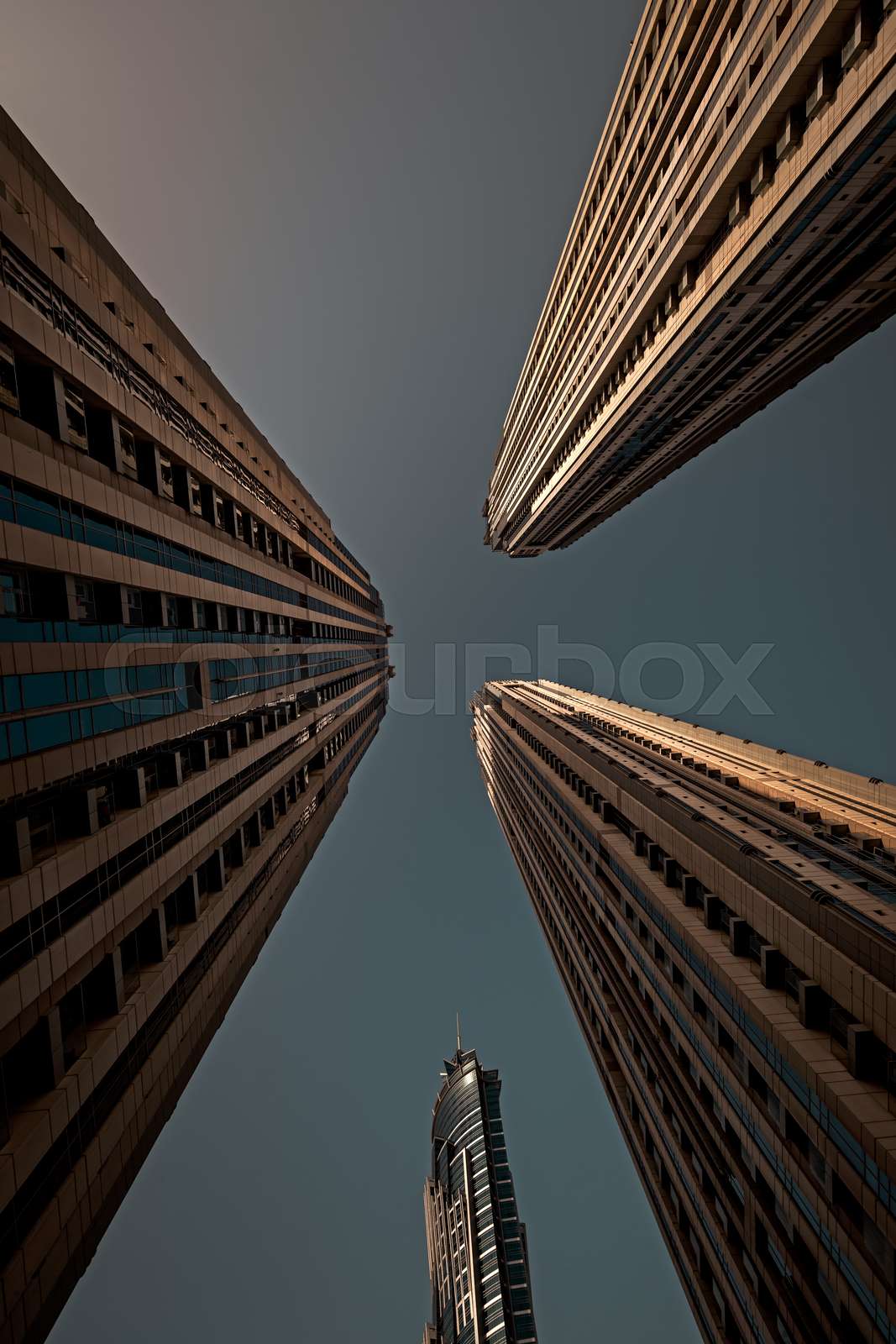 Dubai Towers Perspective View | Stock image | Colourbox