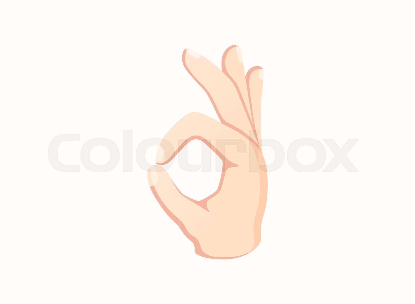 Ok Hand Icon Hand Gesture Emoji Vector Illustration Stock Vector Ok Hand Icon Hand Gesture Emoji Vector Illustration Stock Vector