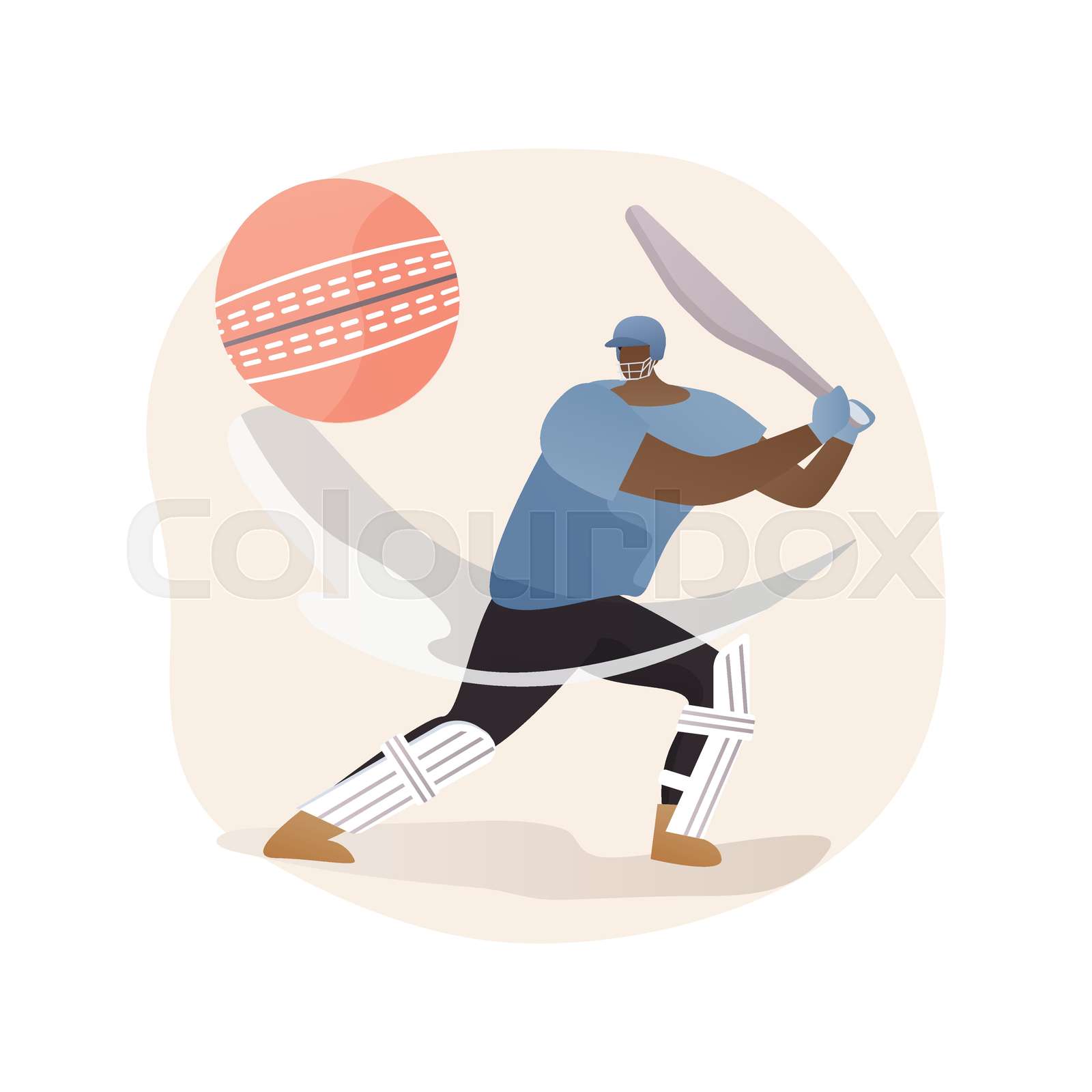 Cricket abstract concept vector illustration. | Stock vector | Colourbox
