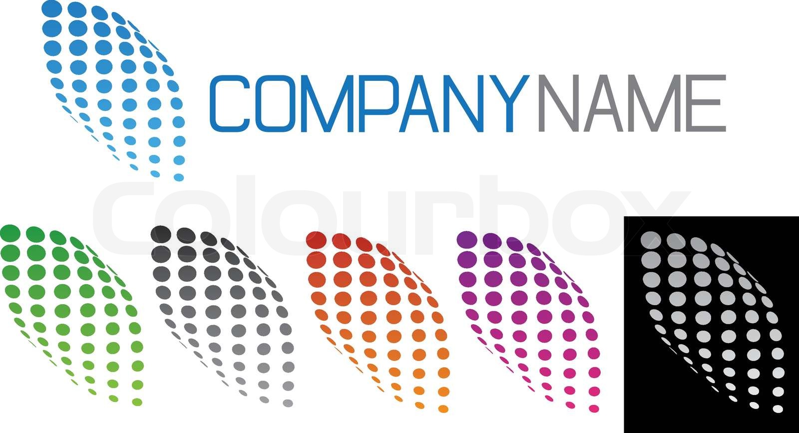 logo, firma, design | Stock vektor | Colourbox