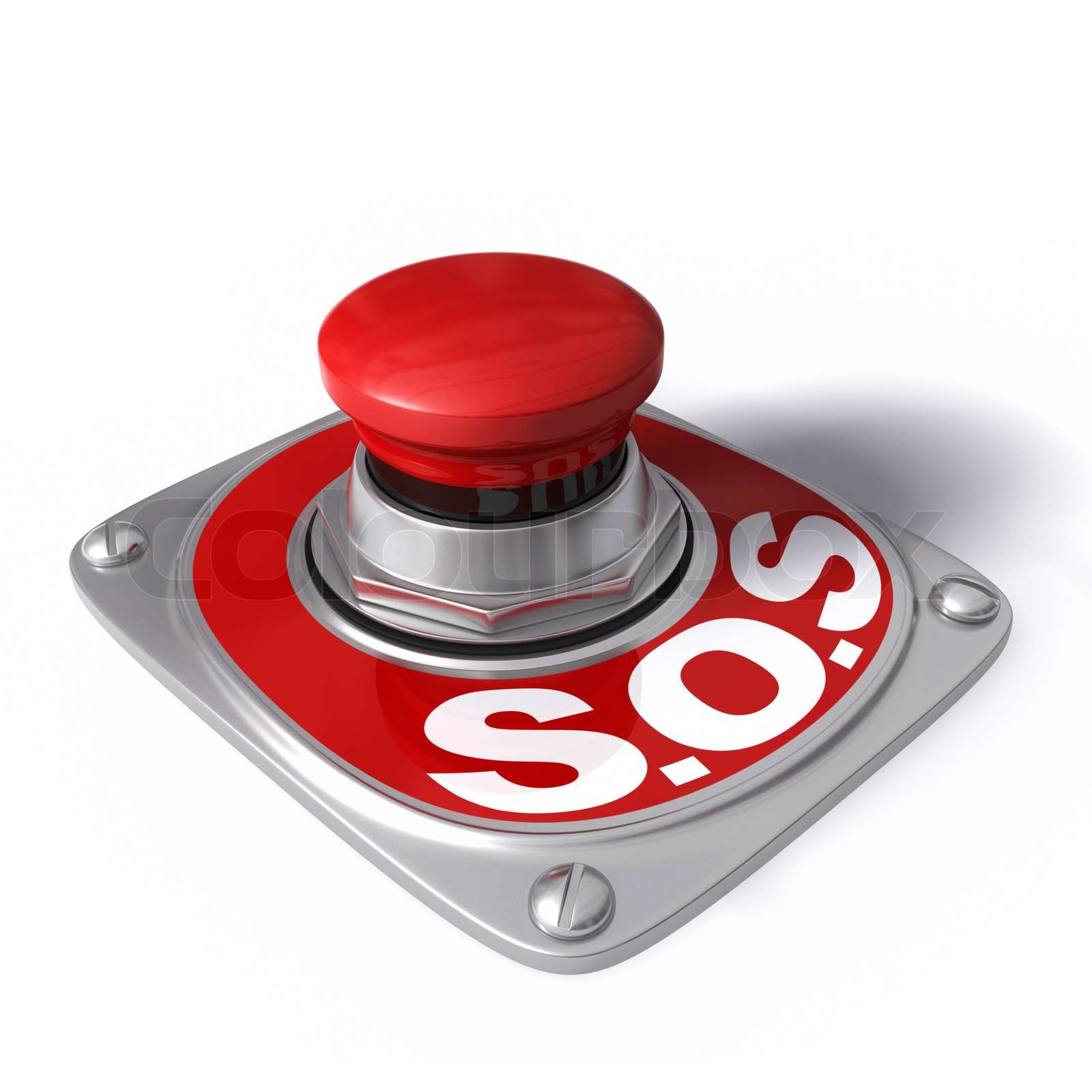 SOS Button | Stock image | Colourbox