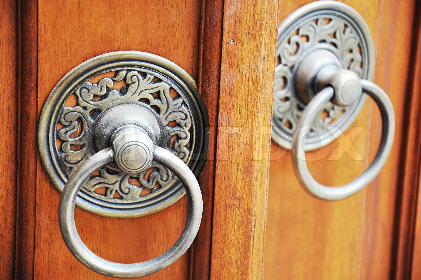 Asian style door handles | Stock image | Colourbox