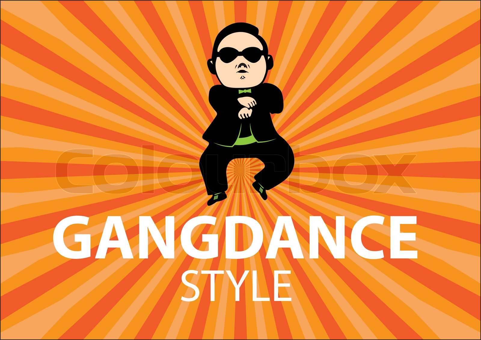 Gangdance style,vector | Stock vector | Colourbox