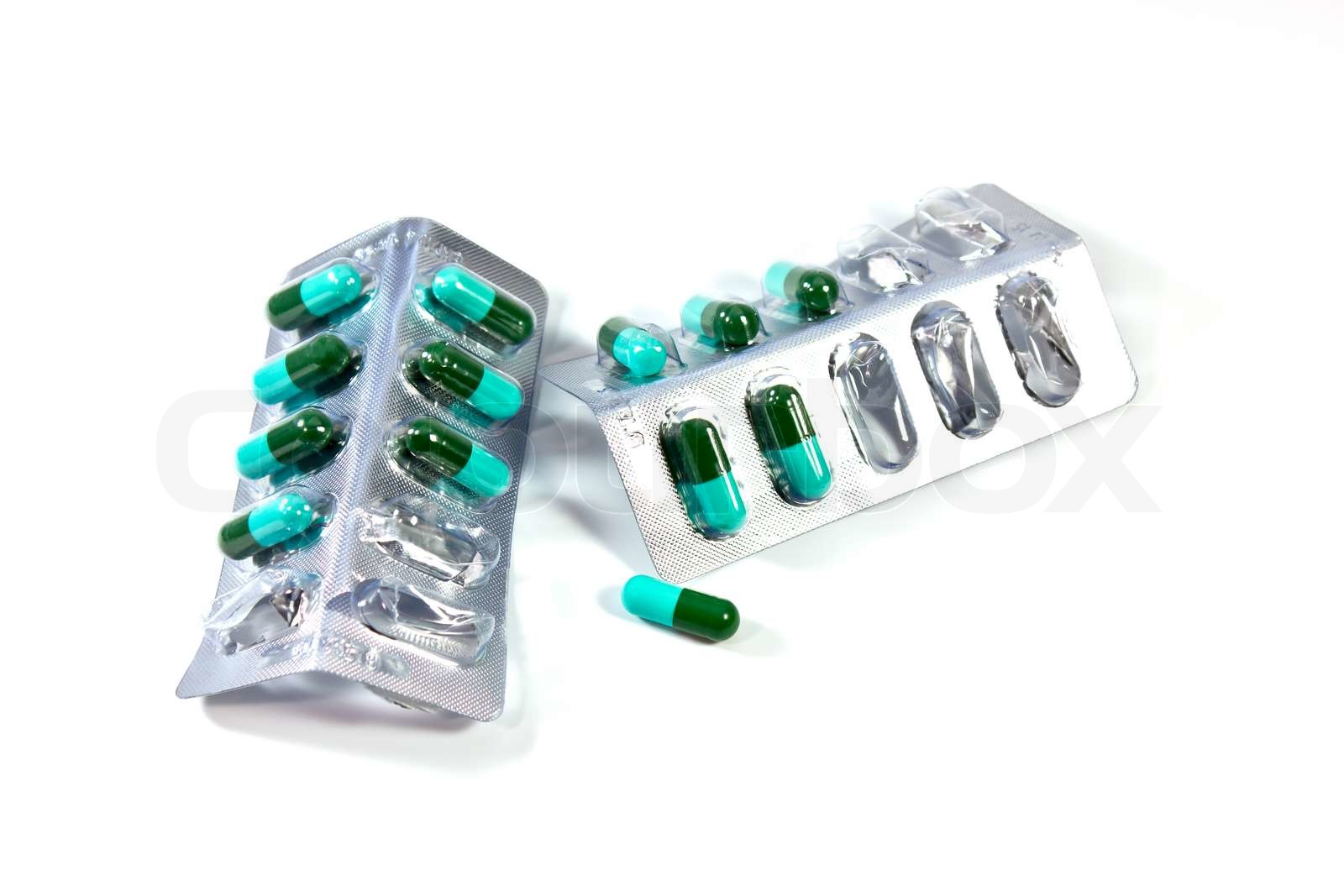 Antibiotics capsules | Stock image | Colourbox