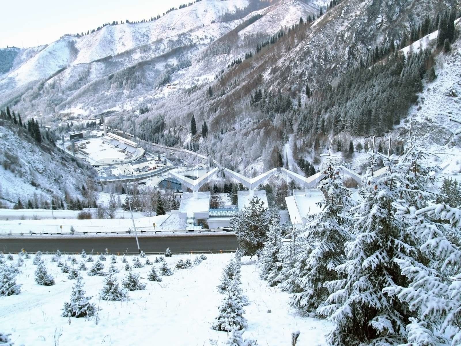 Medeo Medeu rink in Almaty, Kazakhstan | Stock image | Colourbox