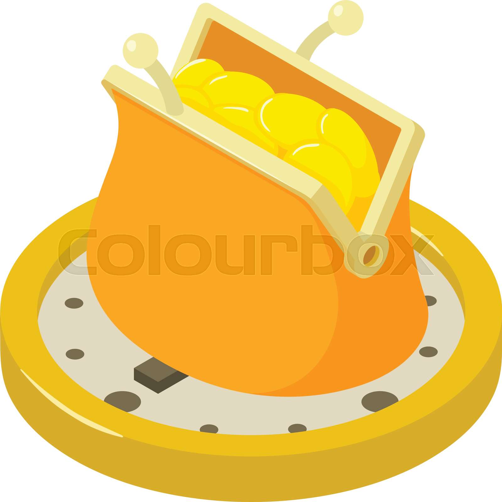 tidsrum, penge, ikon | Stock vektor | Colourbox