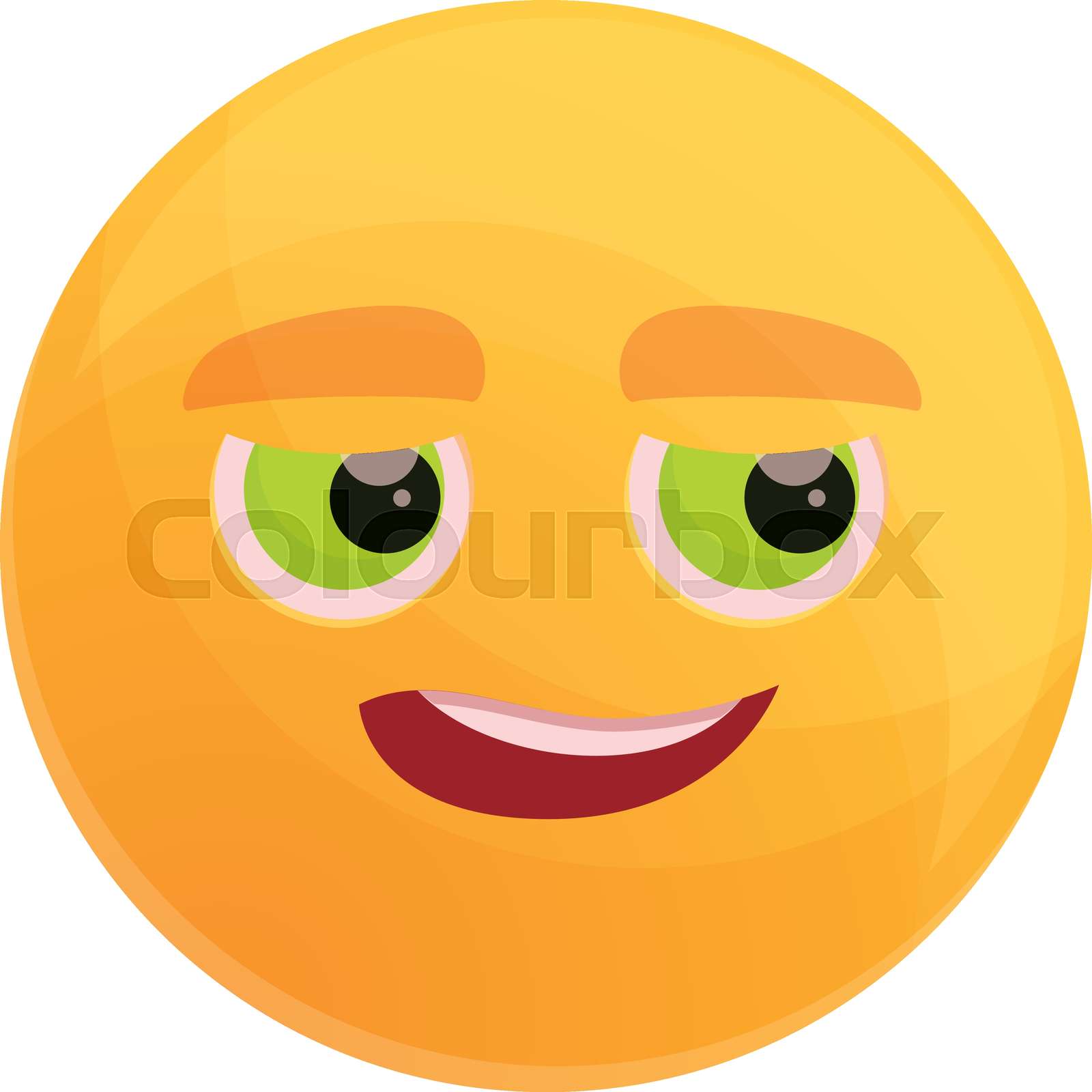 Flirting emoticon icon, cartoon style | Stock vector | Colourbox Flirting emoticon icon, cartoon style | Stock vector | Colourbox