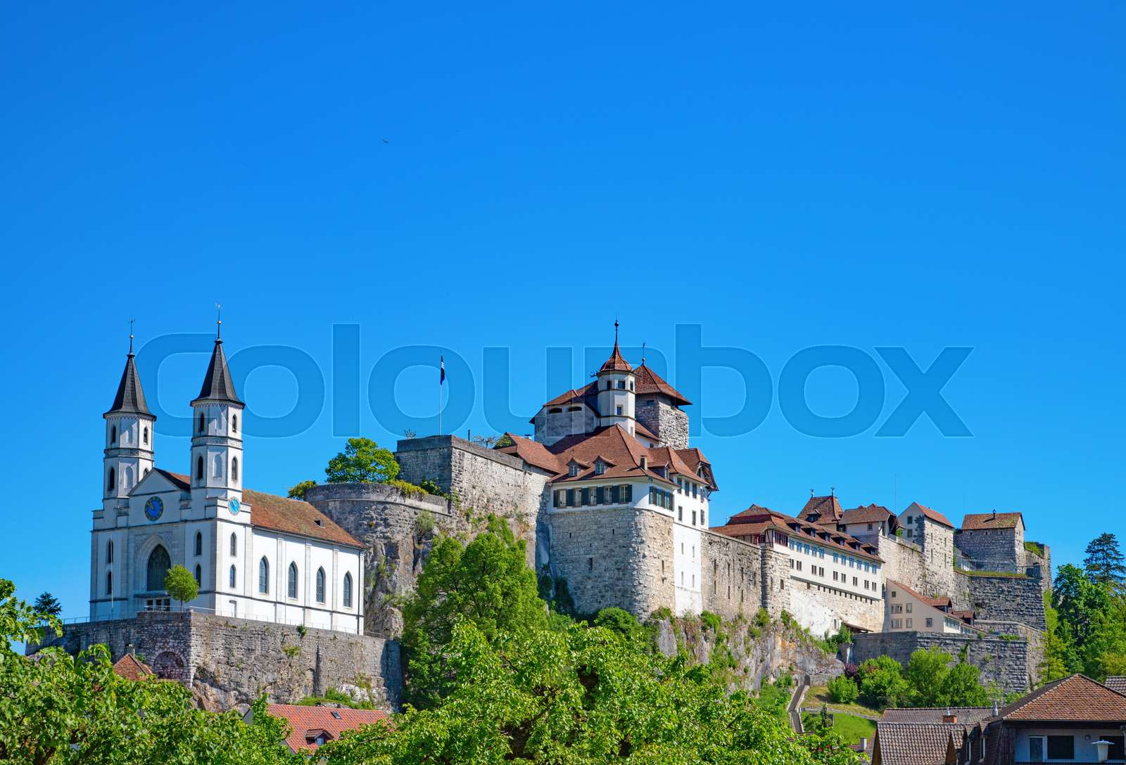 Aarburg castle | Stock image | Colourbox