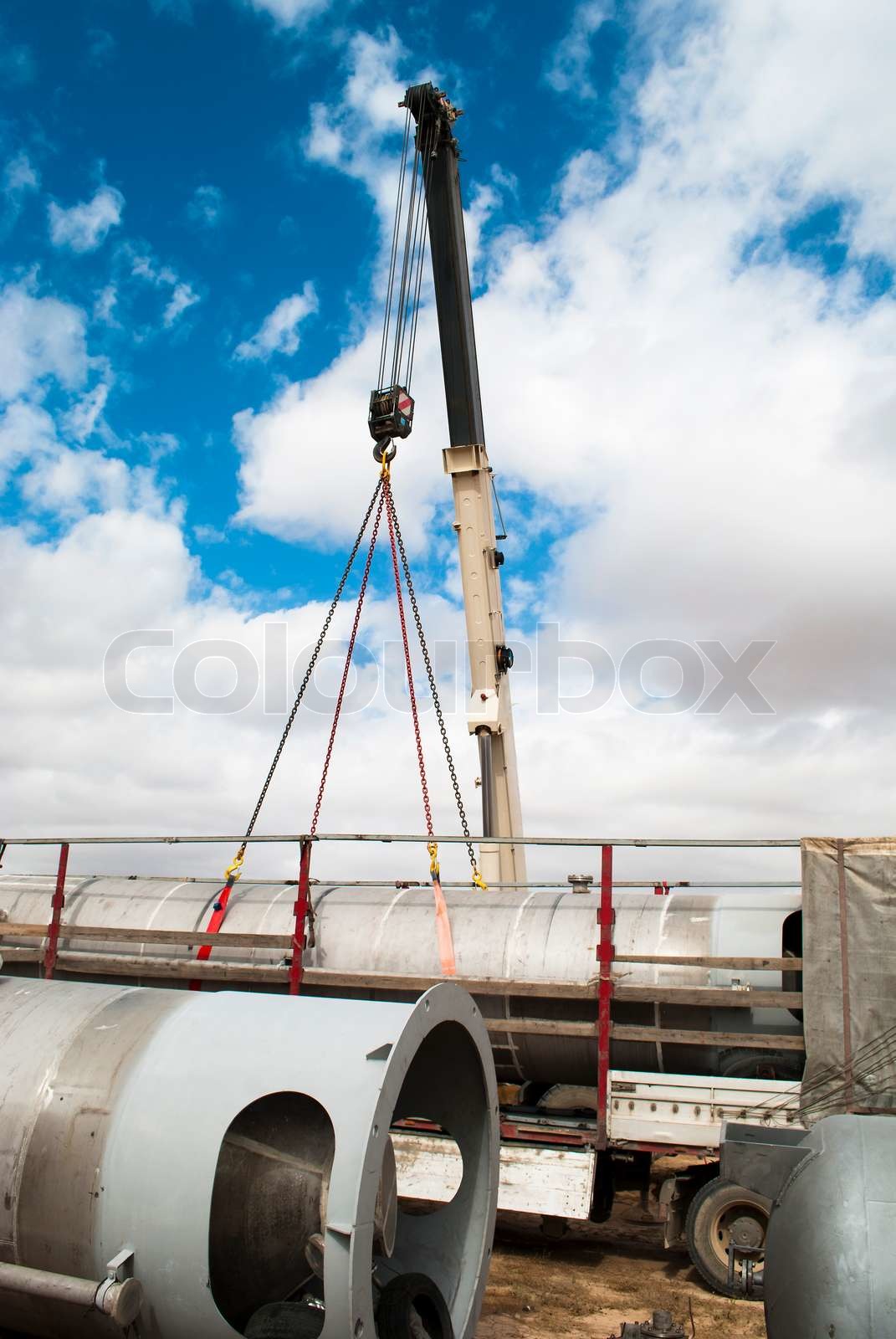 crane works | Stock image | Colourbox